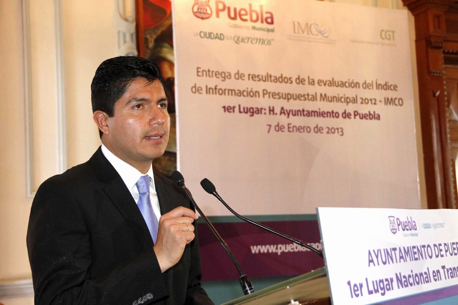 Ayuntamiento de Puebla Primer Lugar Nacional en Transparencia